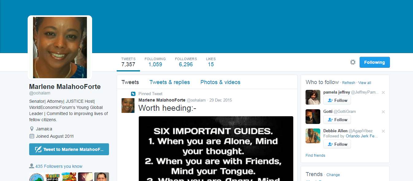 12 Jamaicans You Should Be Following on Twitter - Jamaicans and Jamaica ...