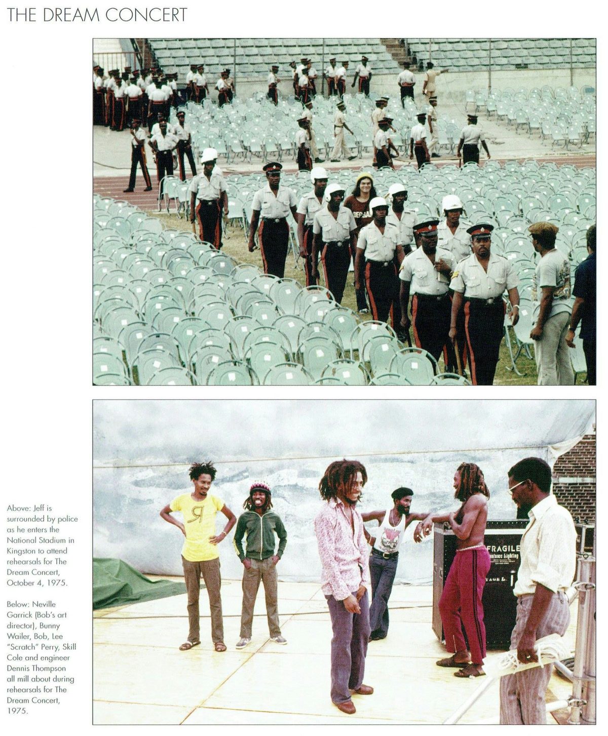The 1975 Bob Marley & Stevie Wonder “Dream Concert” in Kingston Jamaica ...