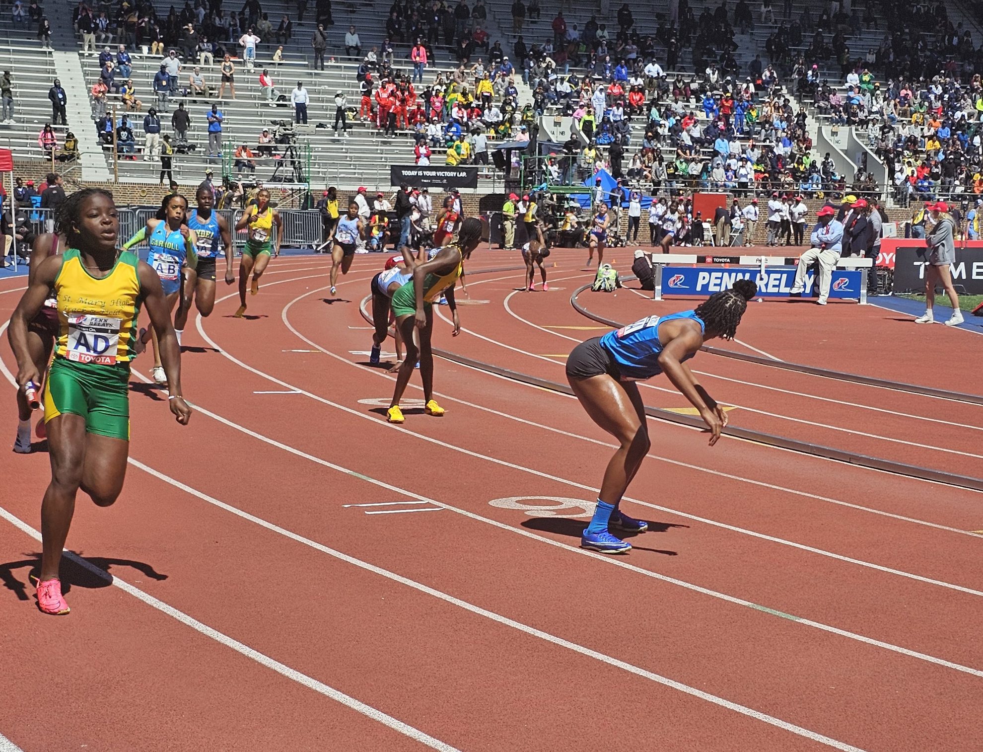 Jamaica's Hydel Put on a Show at Penn Relays 2024