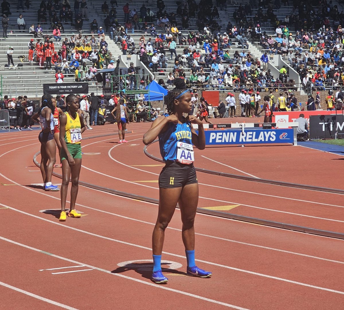 Jamaica's Hydel Put on a Show at Penn Relays 2024