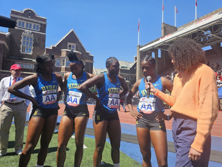 Jamaica's Hydel Put on a Show at Penn Relays 2024