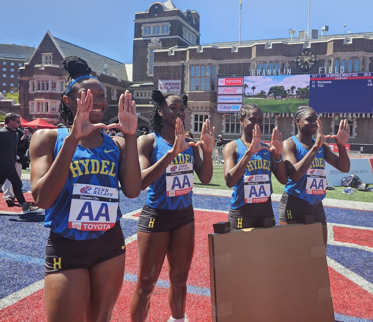 Jamaica's Hydel Put on a Show at Penn Relays 2024