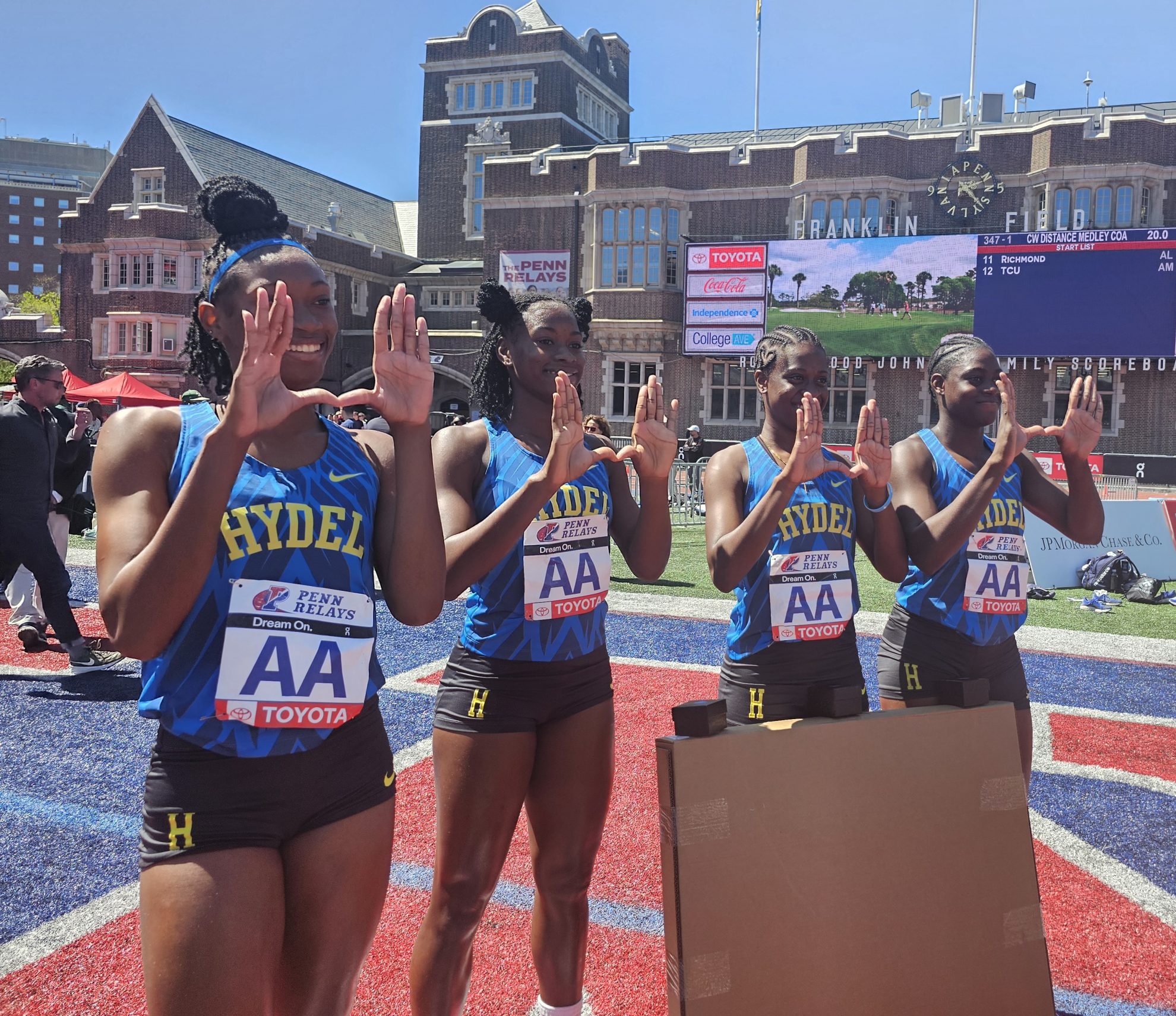 Jamaica's Hydel Put on a Show at Penn Relays 2024