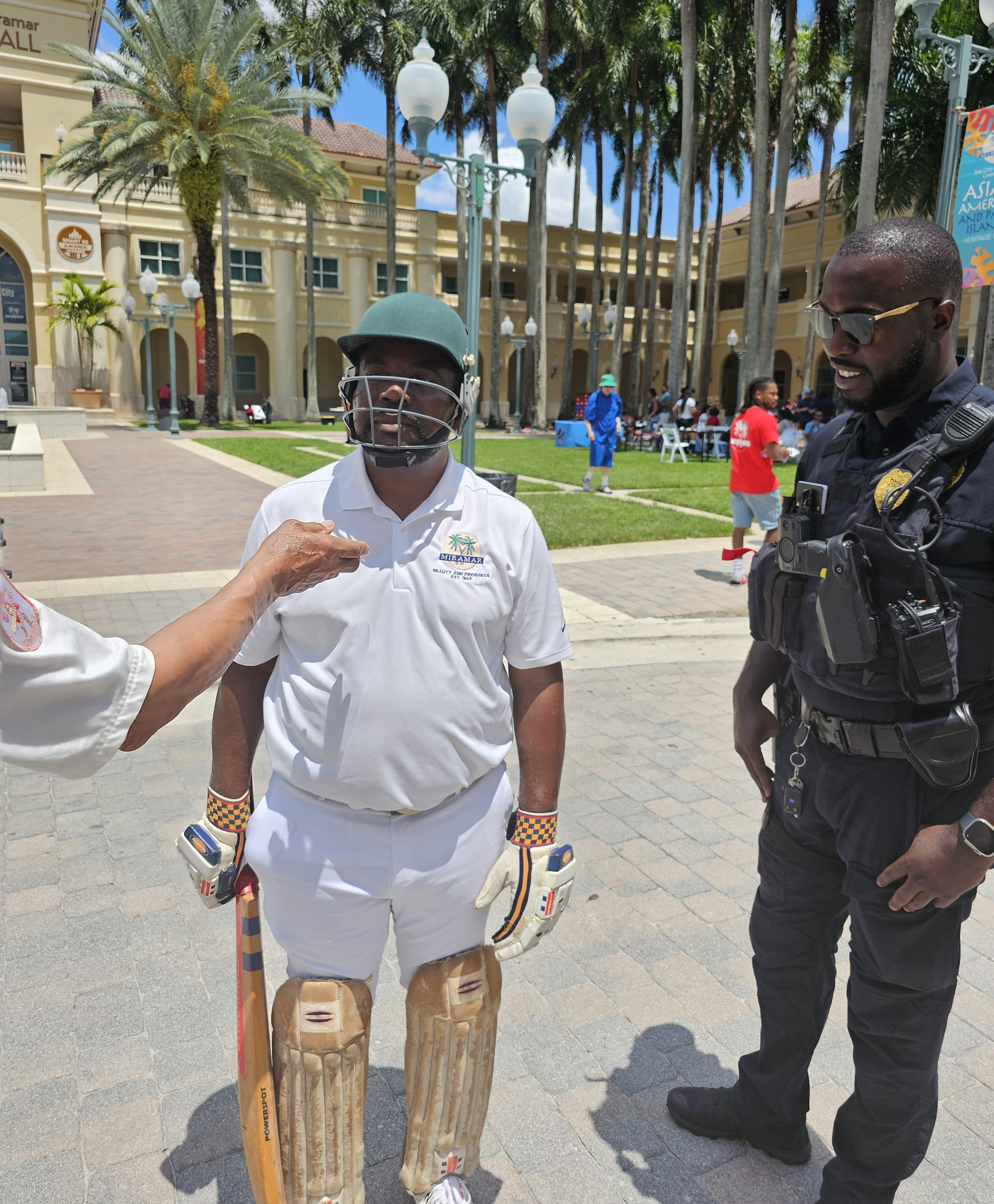 South Florida Catches 'Cricket Fever' after Giant Replica Ball Rolls ...