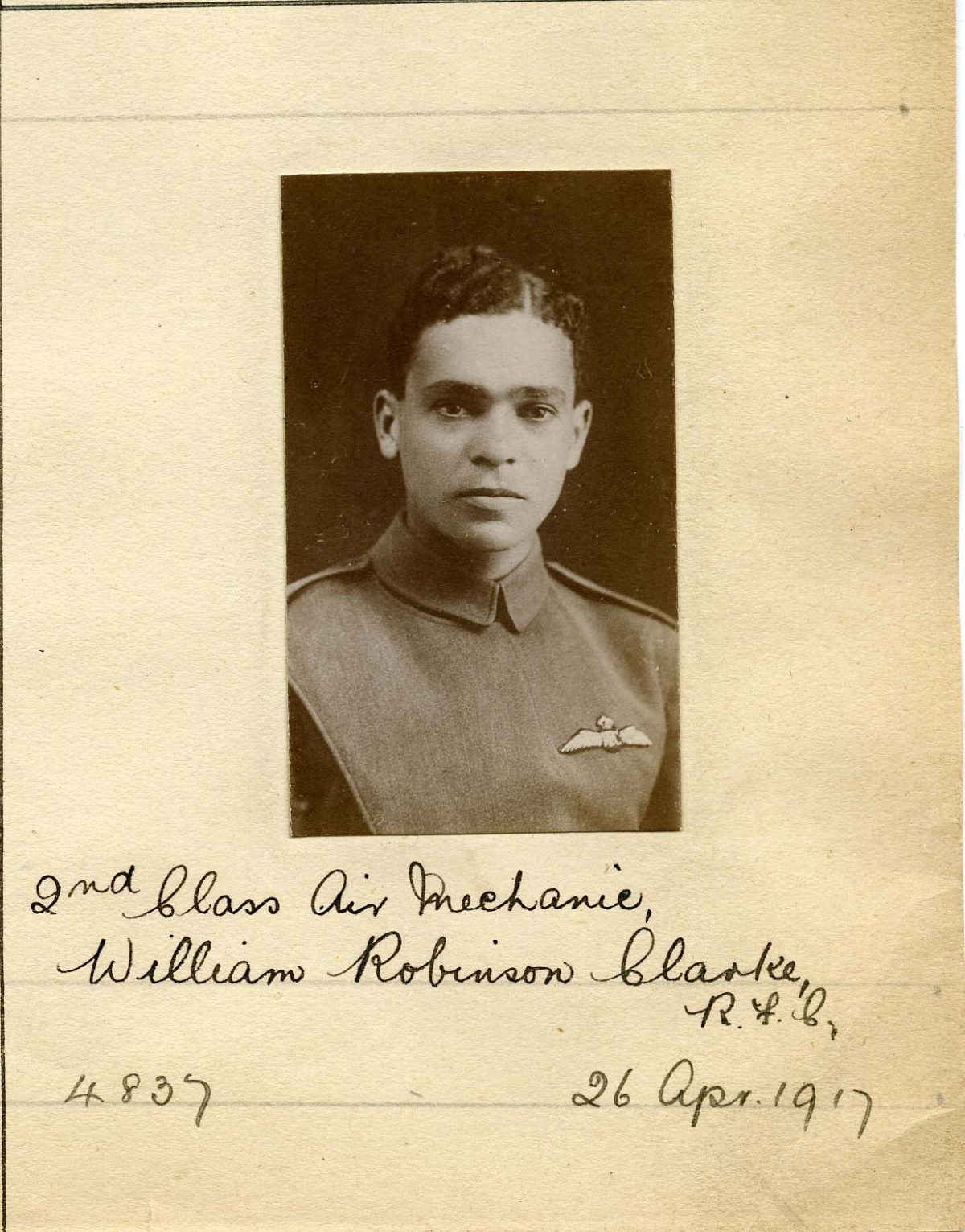 The Legacy of Jamaican Airman Sergeant William Robinson Clarke