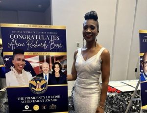 Alrene Richards Barr Honored with Presidential Lifetime Achievement Award