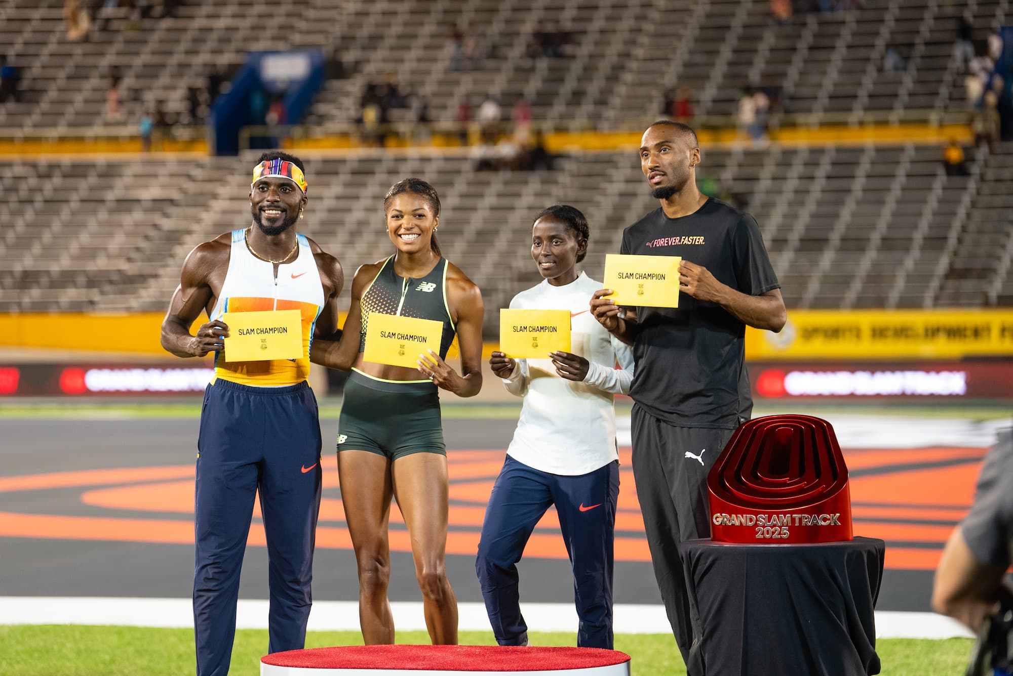 Grand Slam Track Delivers a Spectacular Debut in Kingston