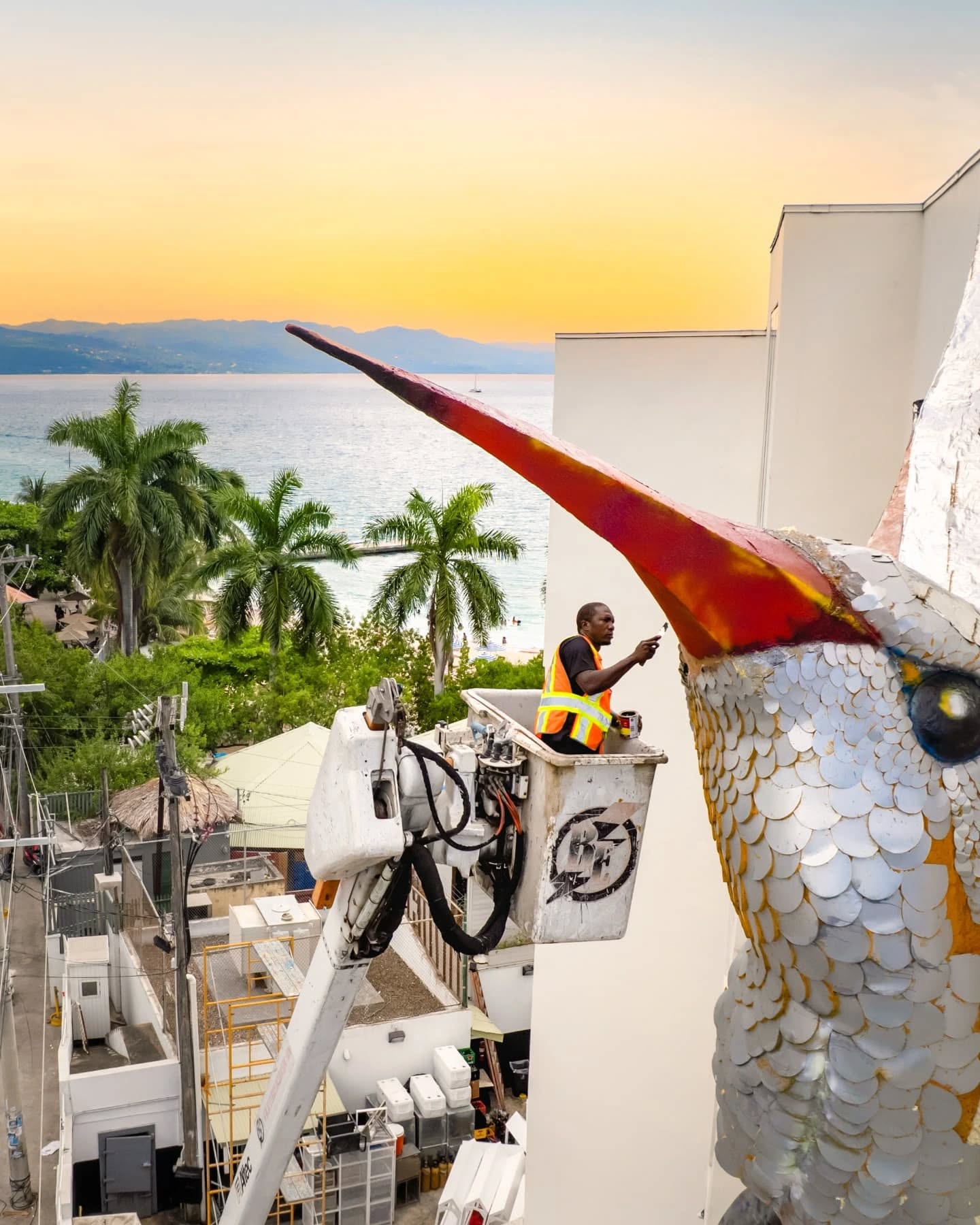 Jamaica is Now Home to the World’s Largest Hummingbird Sculpture
