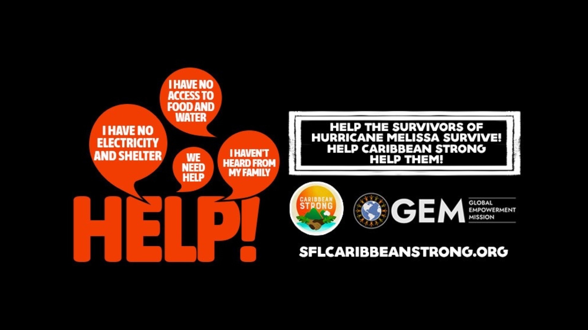 Caribbean Strong $1M USD Challenge for Hurricane Melissa Relief