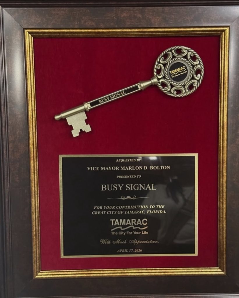 Jamaican Star Busy Signal Gets Major Honor at Florida Festival
