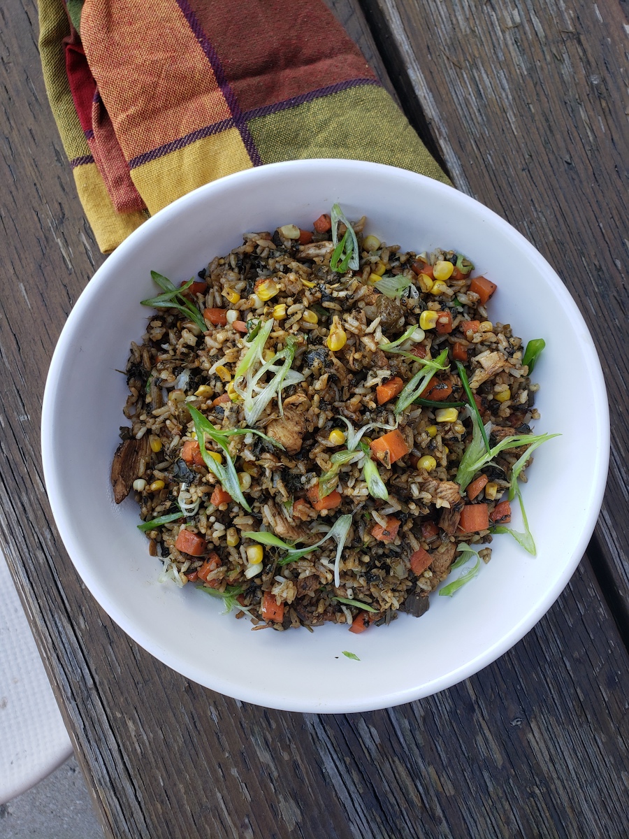Chef Noel Cunningham’s Jerk Chicken and Callaloo Fried Rice Recipe