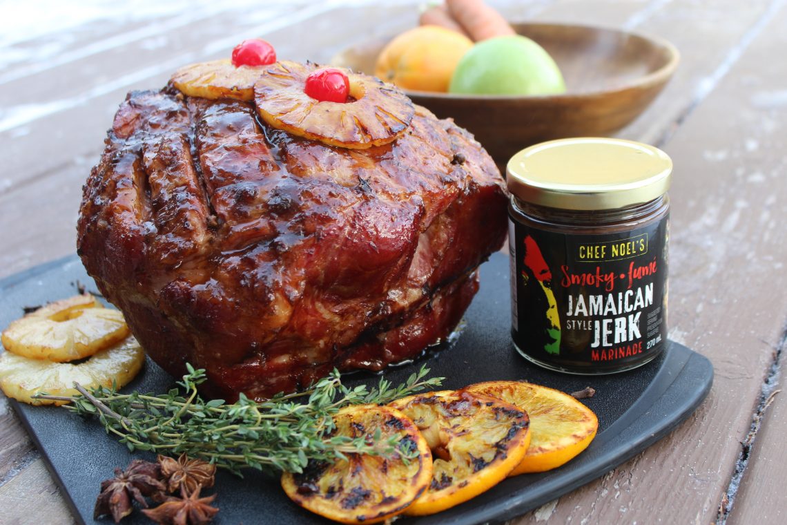 Chef Noel Cunningham Honey Glazed Jerk Ham