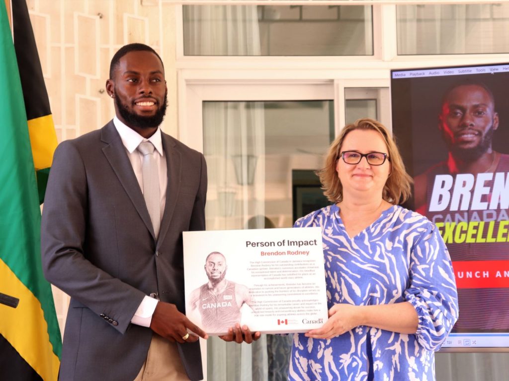 High Commission Of Canada In Jamaica, Olympian Brendon Rodney Launch ...