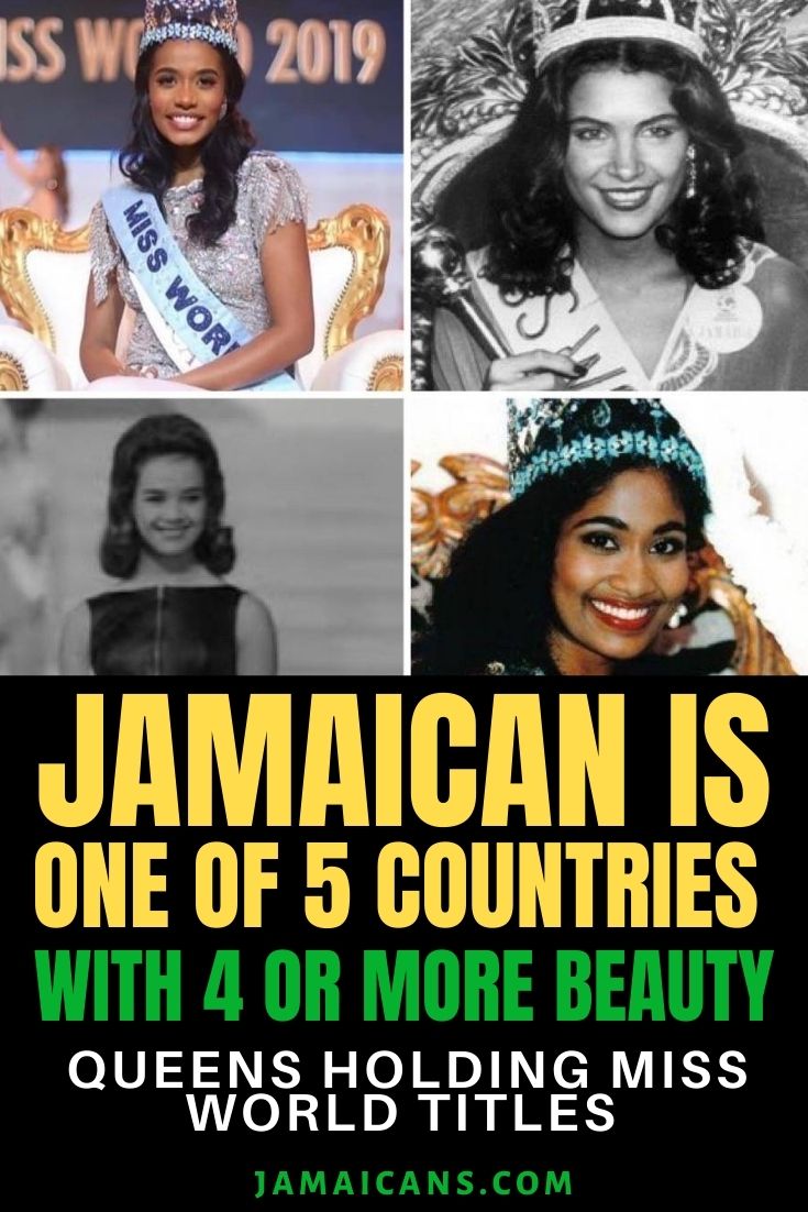 Jamaica is One of 5 Countries with 4 or More Beauty Queens Holding Miss ...
