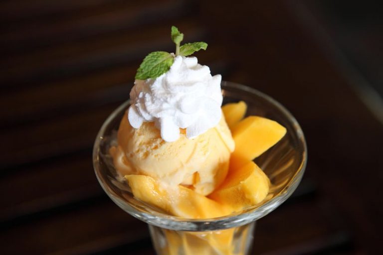 Jamaican Fleshy Mango Sundae Recipe