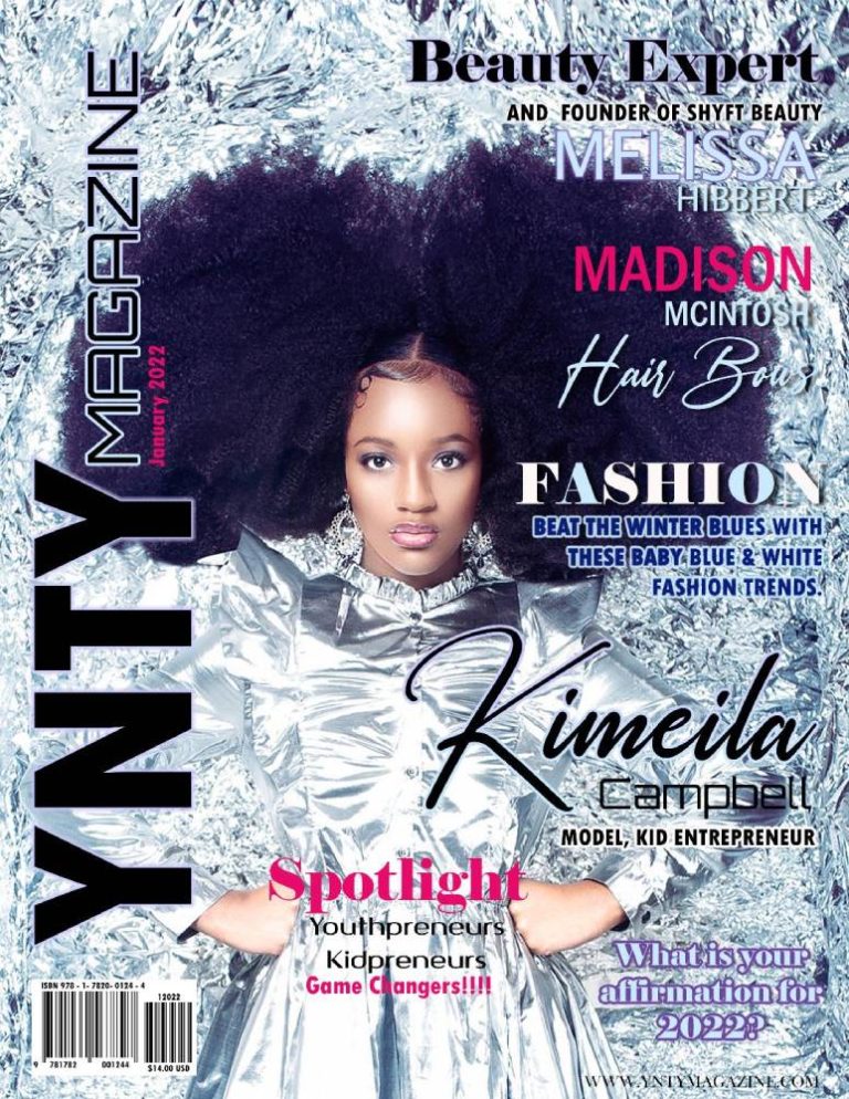 Jamaican Kimeila Campbell, 14, Launches YNTY Magazine in USA