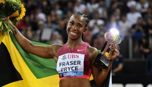 Jamaican Shelly-Ann Fraser-Pryce Wins 100-Meter Diamond League Title