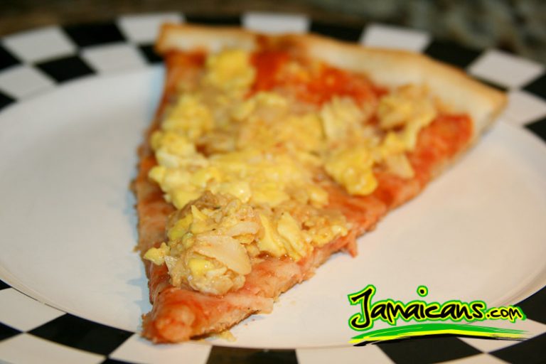 Ackee & Saltfish Pizza Recipe